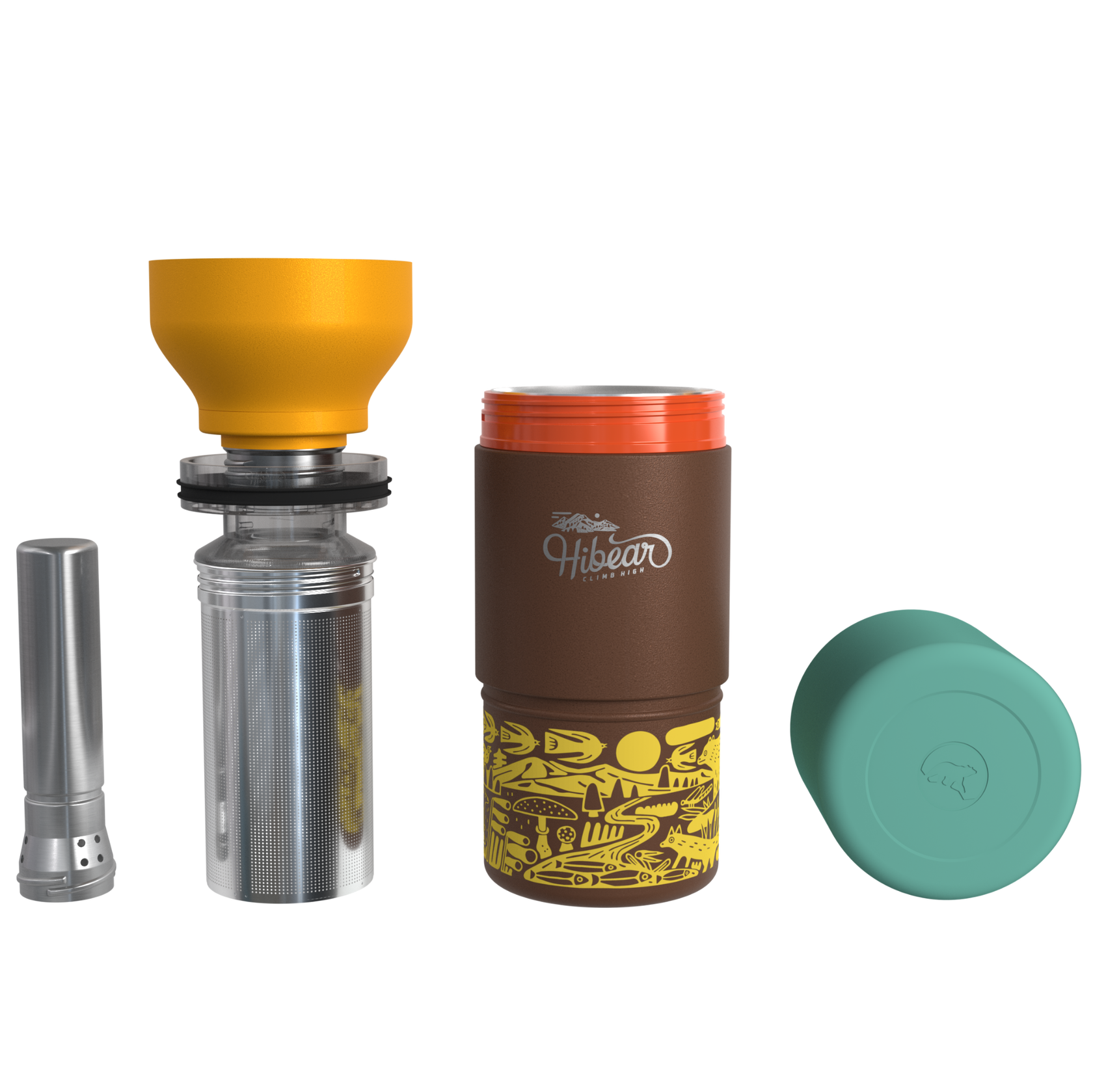 Ecoptopia - All-Day Adventure Flask, Craft any beverage, anywhere. – Hibear